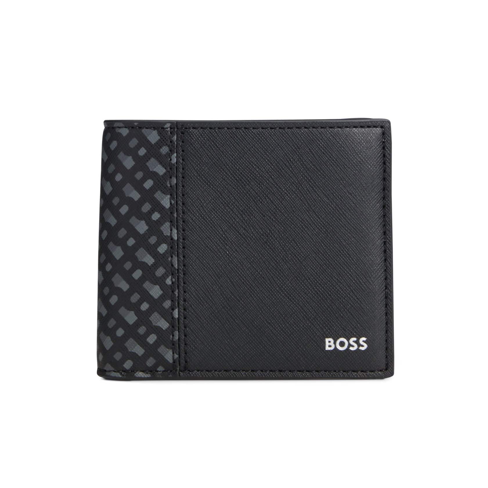 Boss Zair Monogram Structured Coin Wallet – MISTR